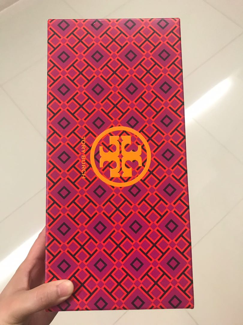 Tory Burch box with dustbag, Luxury, Accessories on Carousell