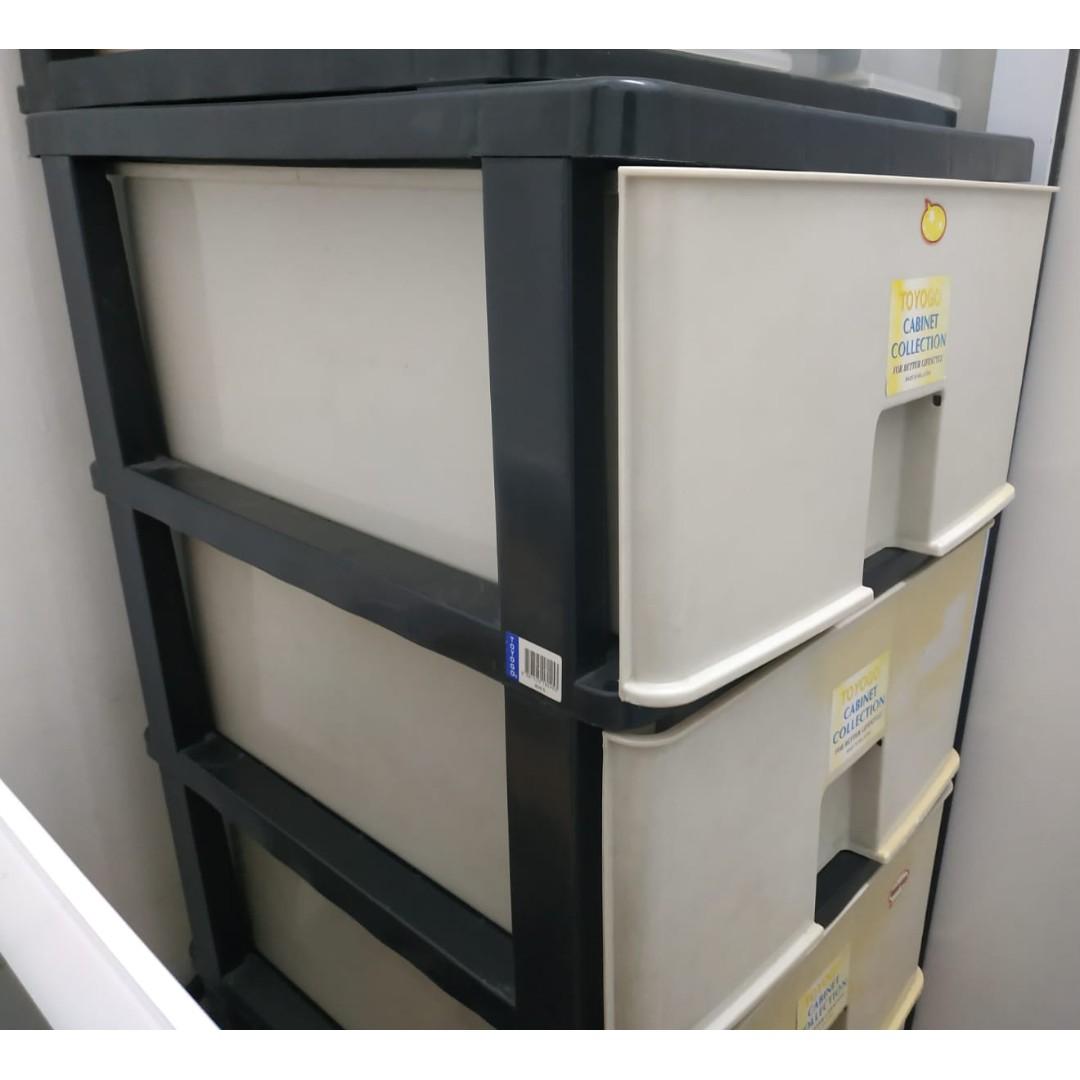Toyogo 5 tier Drawer Storage box Large Size, Furniture & Home Living ...