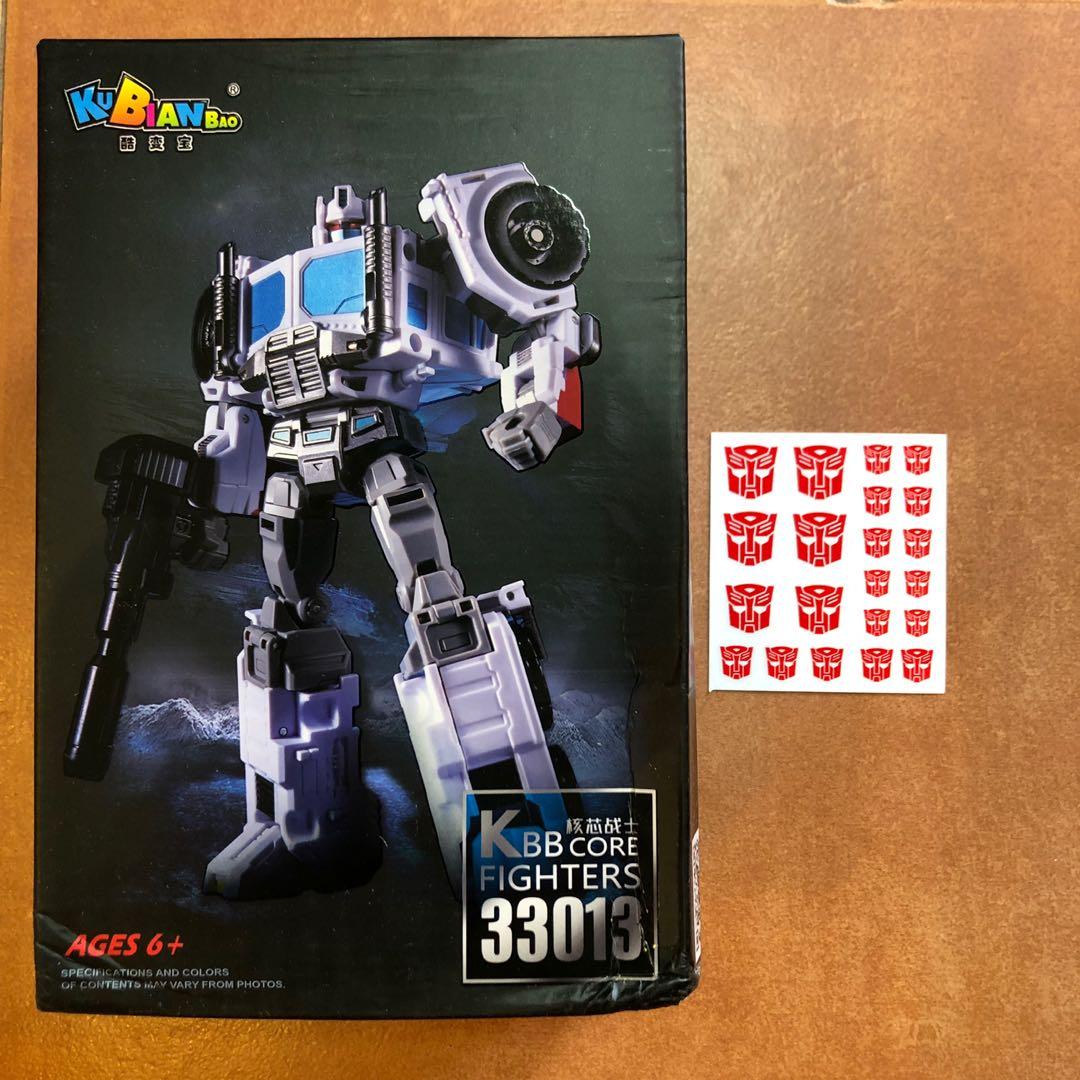 Transformers KBB KuBianBao - 33013 Core Fighters (aka KO PE Core Ultra ...