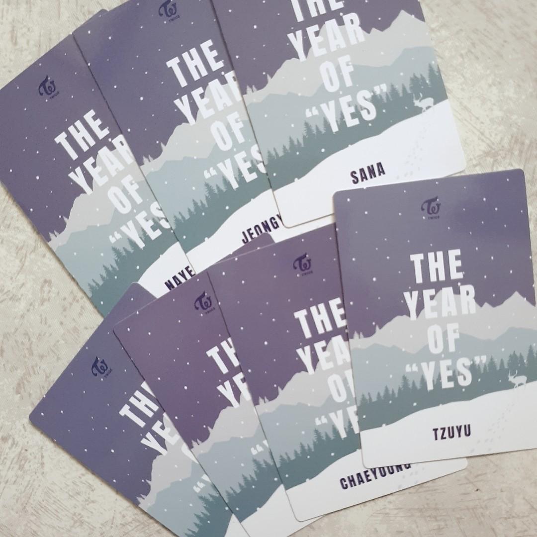 Twice - The Year of Yes Monograph PCs (Jeongyeon / Sana / Chaeyoung ...