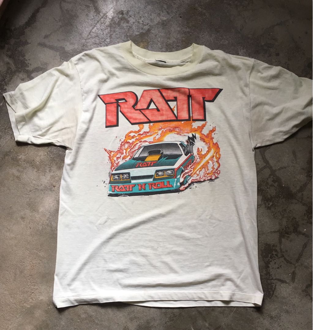 Vintage Ratt World Tour 87’, Men's Fashion, Tops & Sets, Tshirts & Polo ...