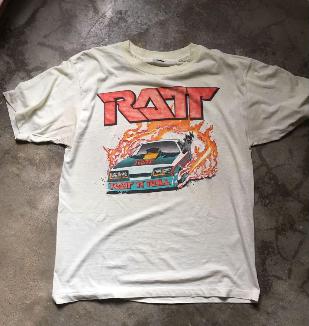 Vintage Ratt World Tour 87’, Men's Fashion, Tops & Sets, Tshirts & Polo ...