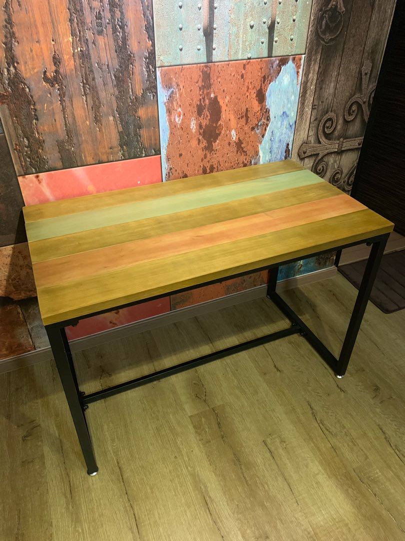 Vintage Rectangular Table, Furniture & Home Living, Furniture, Tables ...