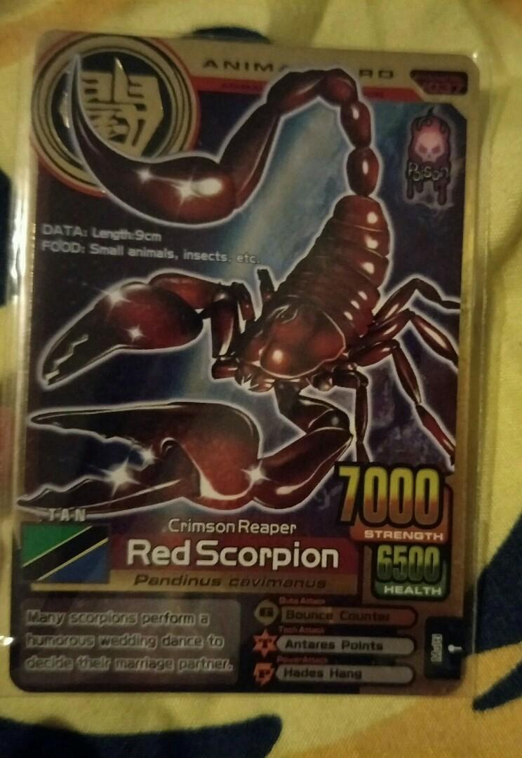 Animal Kaiser Gold Ultra Rare red scorpion, Video Gaming, Video Game ...