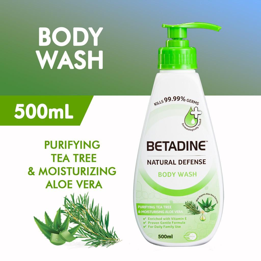 Betadine Body Wash 500ML Tea Tree, Furniture & Home Living, Gardening ...