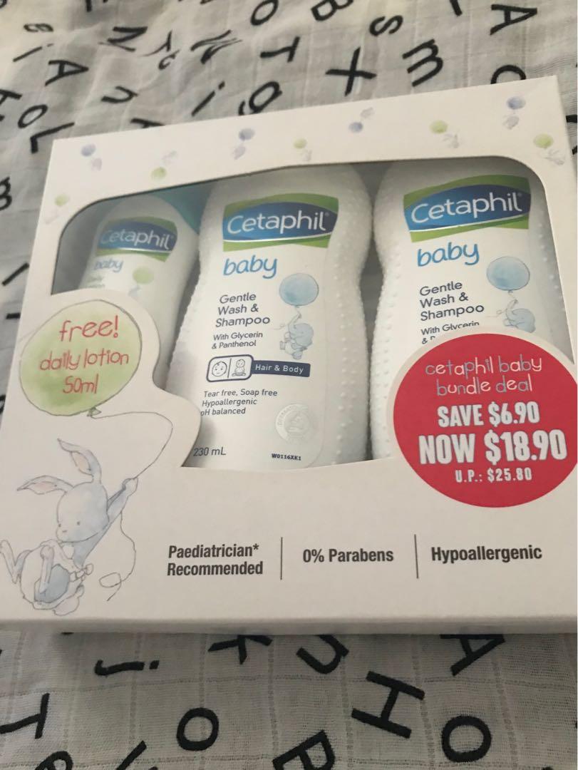 Brand new Cetaphil baby wash and shampoo set, Babies & Kids, Nursing ...