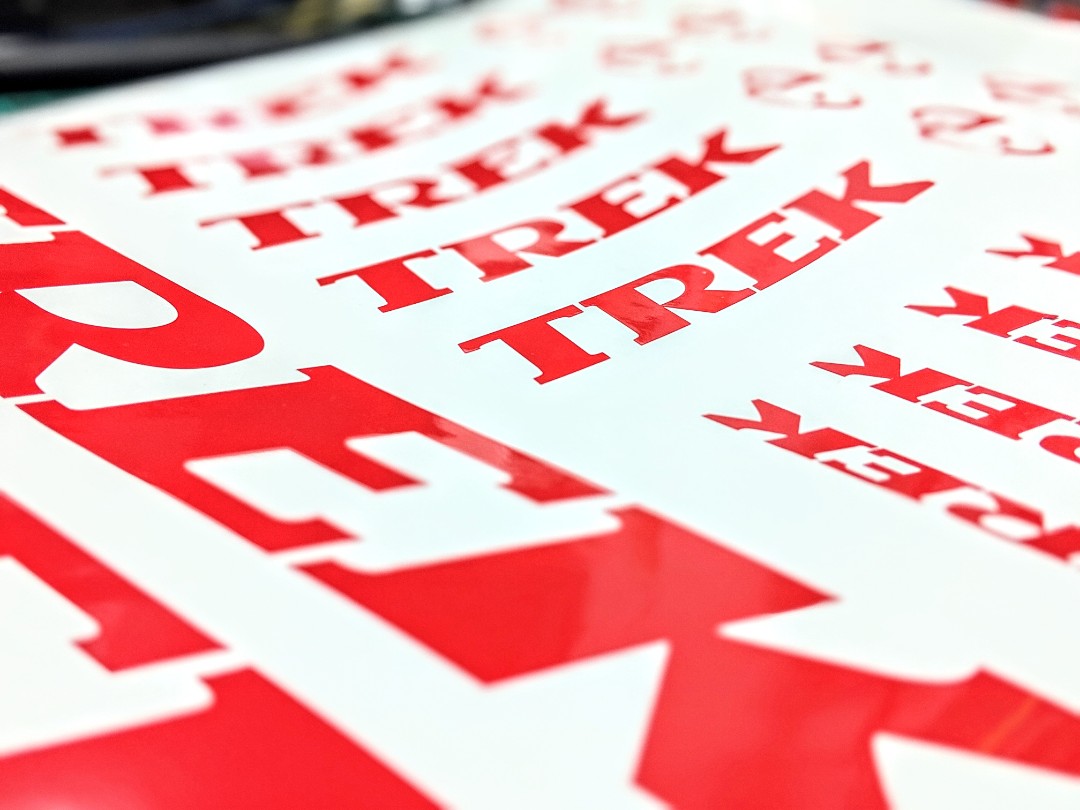 Custom Trek decals in red, Sports Equipment, Bicycles & Parts, Parts ...