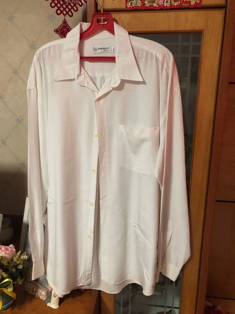 Don Aller Classic White Shirt XL, Men's Fashion, Tops & Sets, Tshirts ...