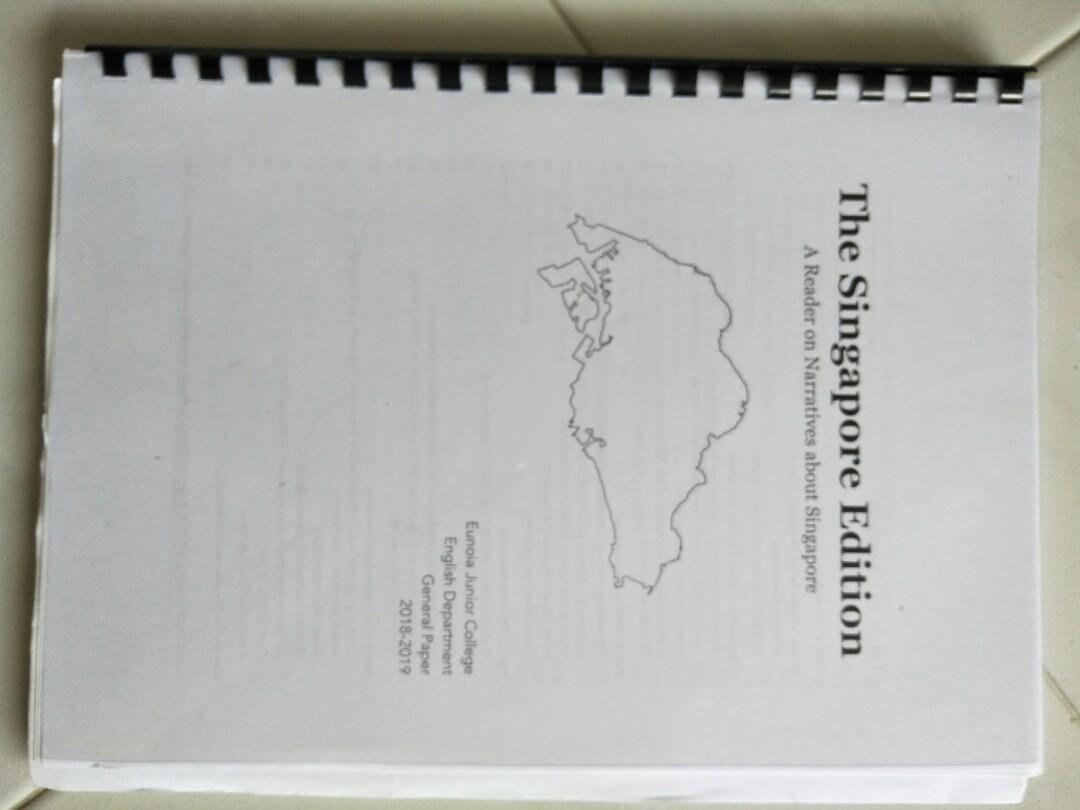 Eunoia JC The Singapore Edition book, Hobbies & Toys, Books & Magazines ...