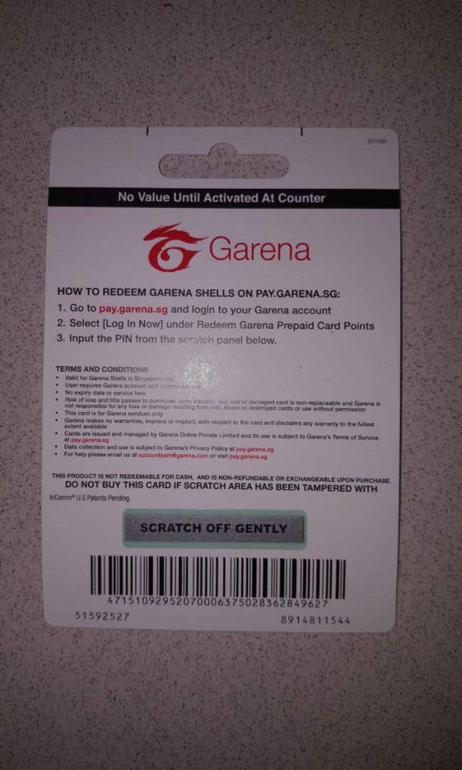 Garena Shells, Video Gaming, Gaming Accessories, Game Gift Cards ...