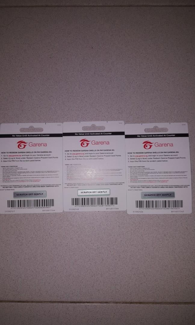 Garena Shells, Video Gaming, Gaming Accessories, Game Gift Cards ...