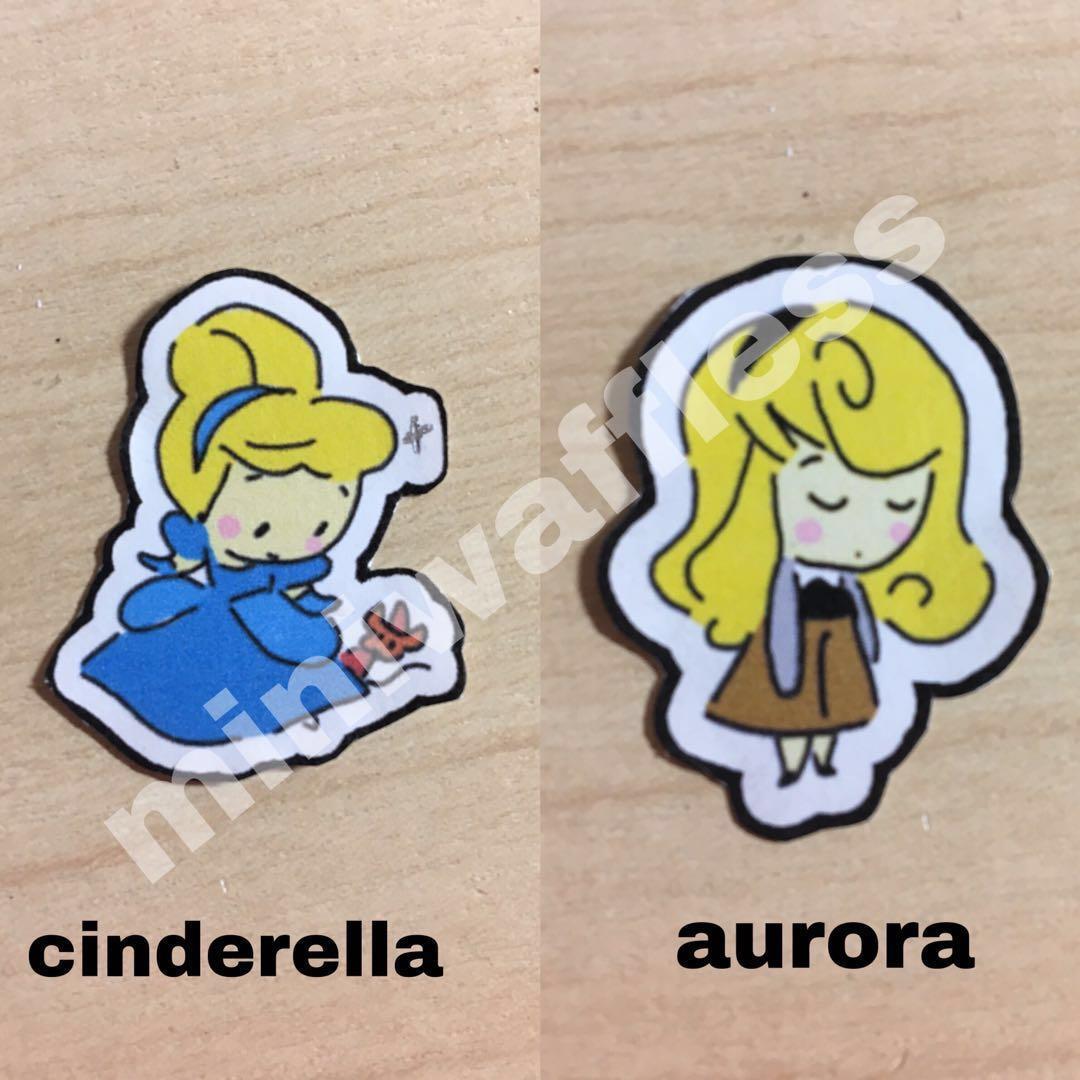 Handmade Les Petites Princess Disney Stickers (inspired by The Art of ...