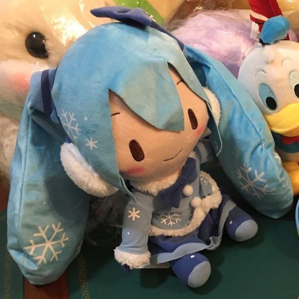 Hatsune Miku Snow Miku Plushie Soft Toy Authentic, Hobbies & Toys, Toys ...