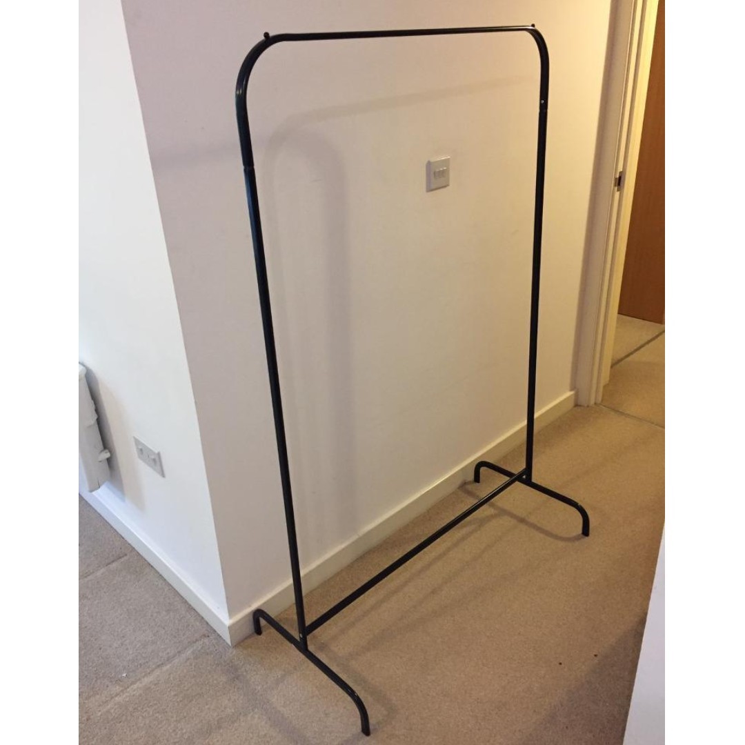 IKEA Mulig Clothes Rack Black, Furniture & Home Living, Furniture ...