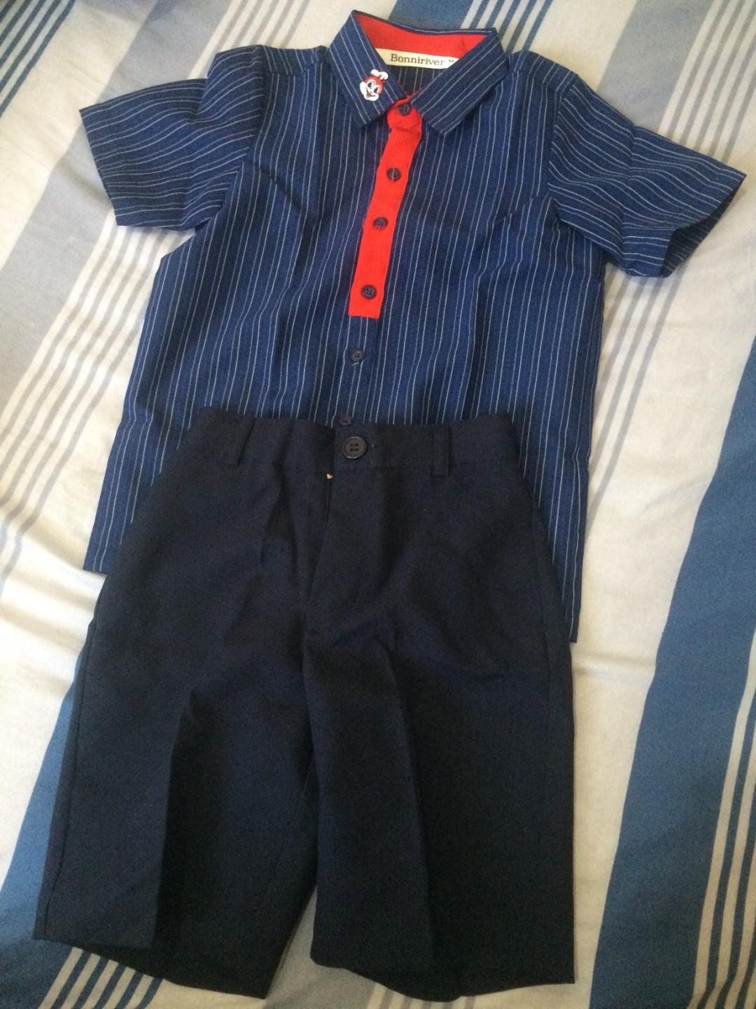 Jollibee Mini Manager Uniform, Babies & Kids, Babies & Kids Fashion on ...