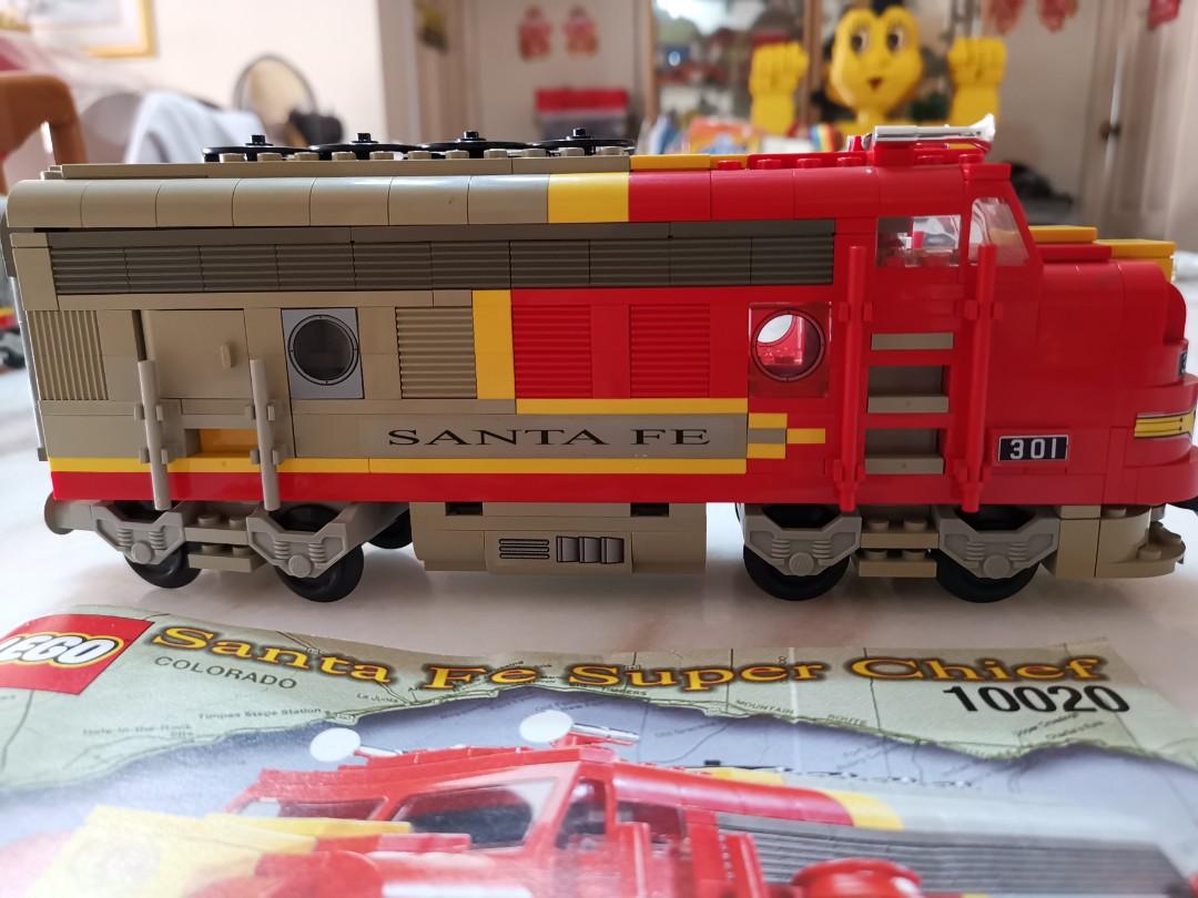Lego 10020 9V Trains Santa Fe Super Chief, Hobbies & Toys, Toys & Games ...