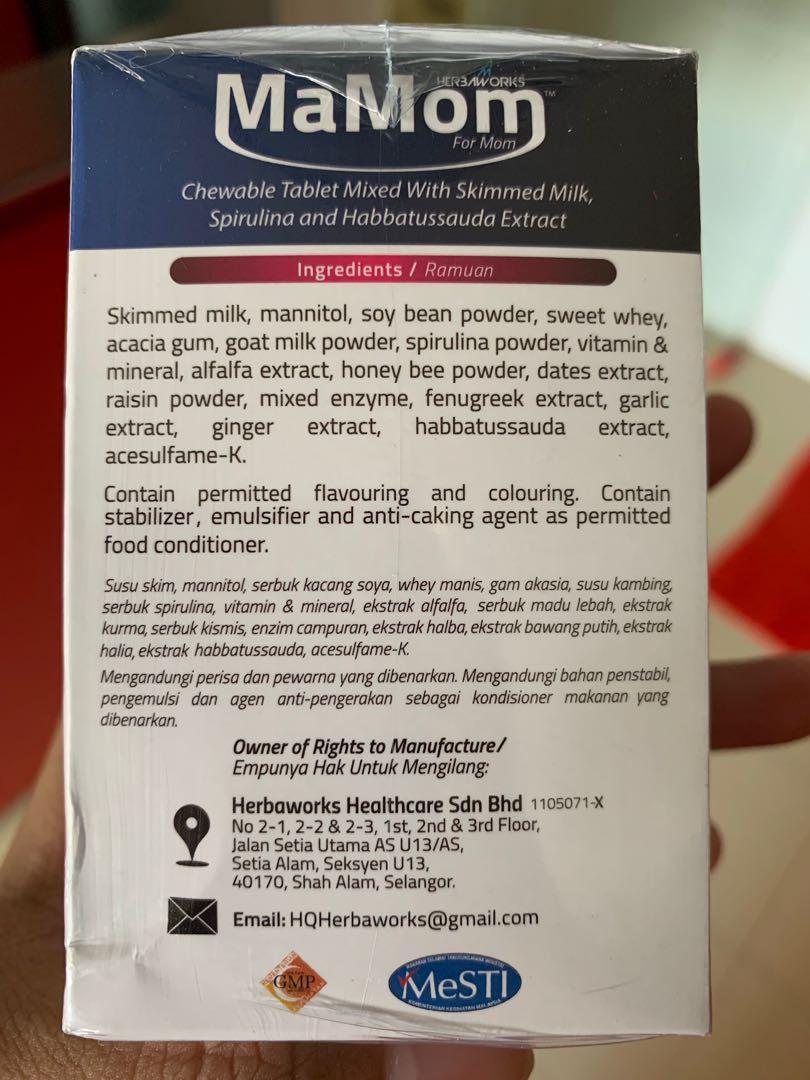 MaMom breastfeeding supplements Halal, Babies & Kids, Nursing & Feeding ...