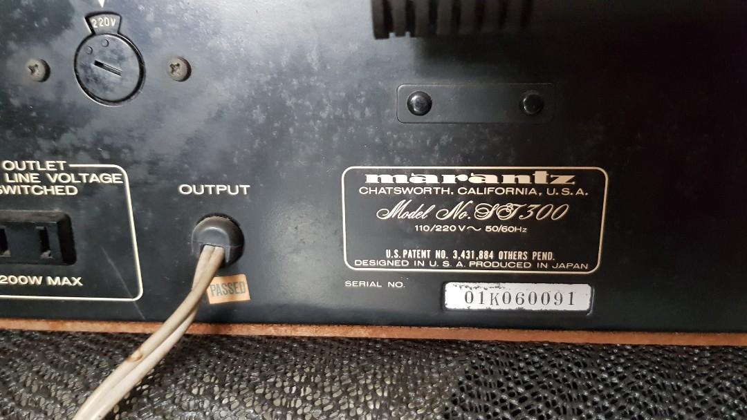 Marantz AM / FM Stereo Tuner ST 300, Audio, Soundbars, Speakers ...