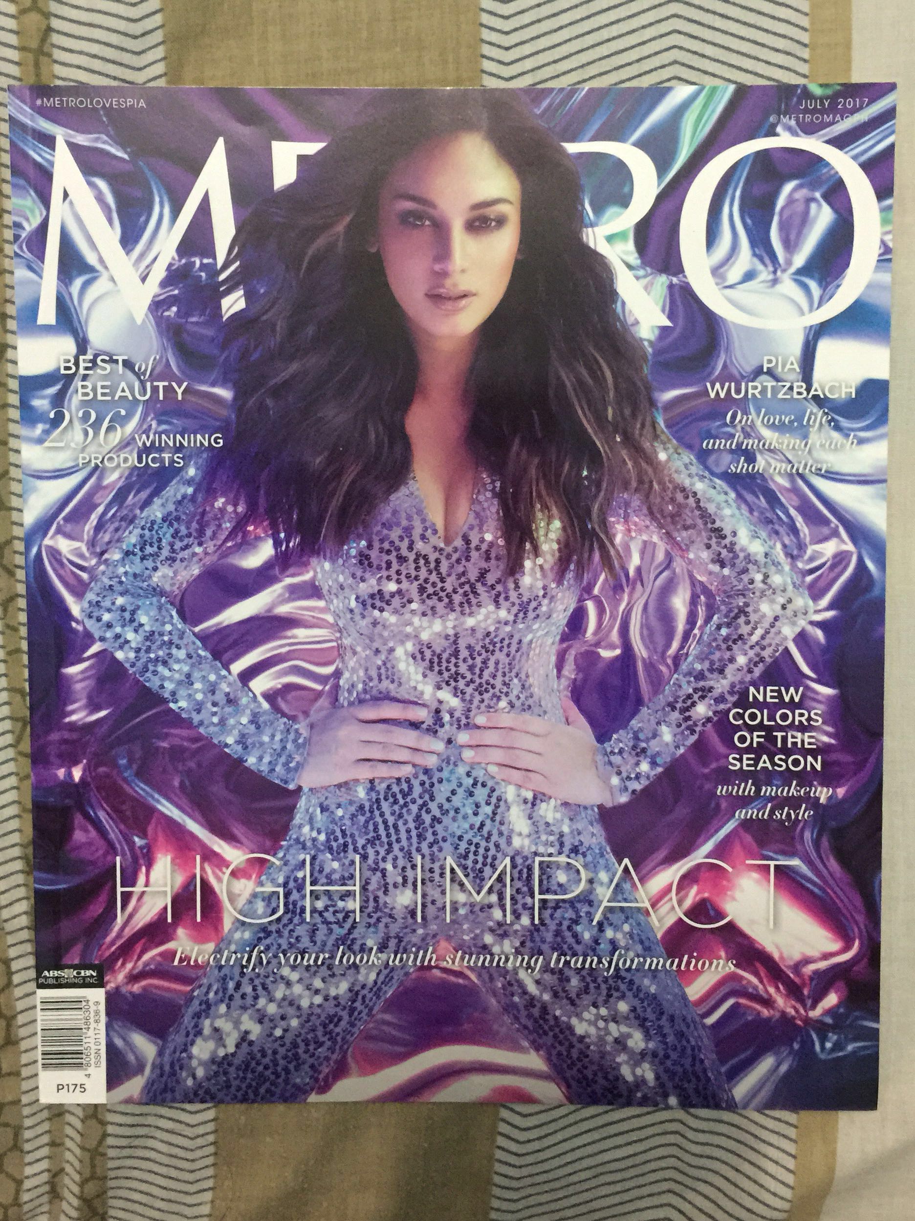 Metro Magazine (Pia Wurtzbach cover), Hobbies & Toys, Books & Magazines ...