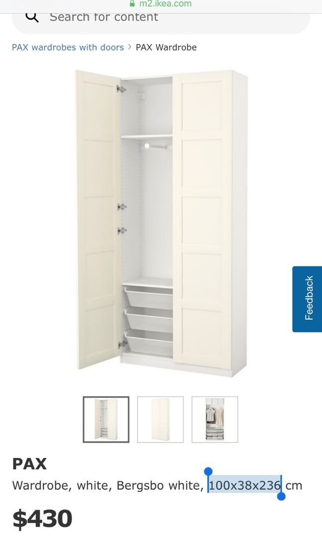 Pax closet, Babies & Kids, Baby Nursery & Kids Furniture, Kids ...