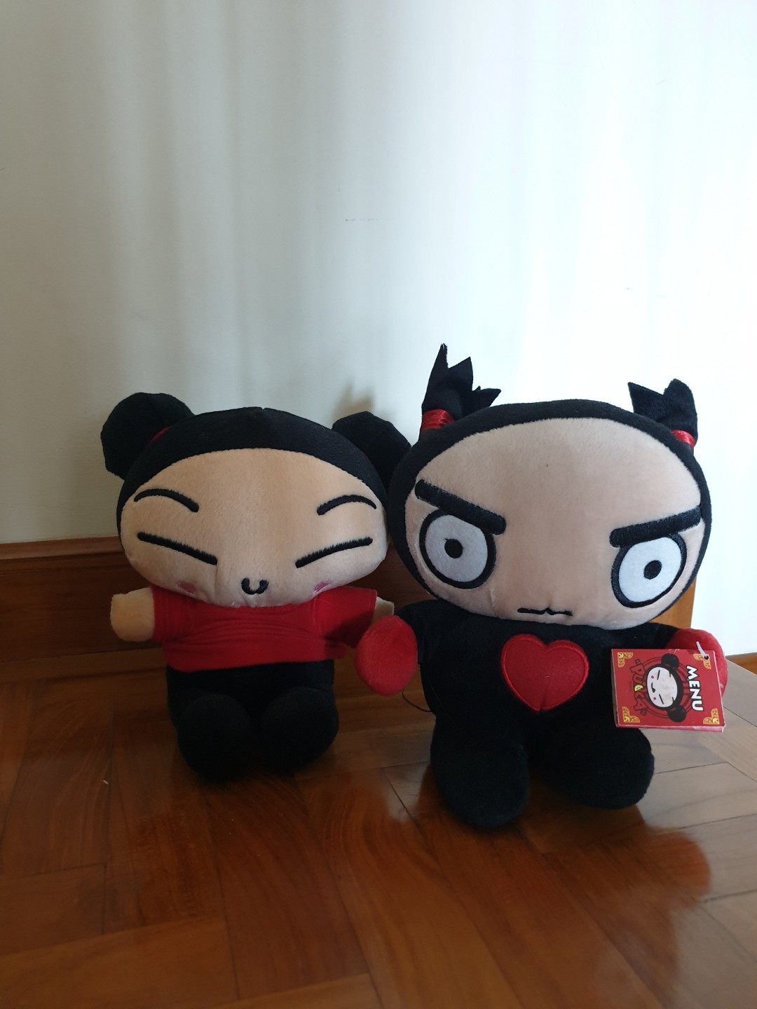 Pucca and Garu couple stuffed toys (good for wedding), Hobbies & Toys ...