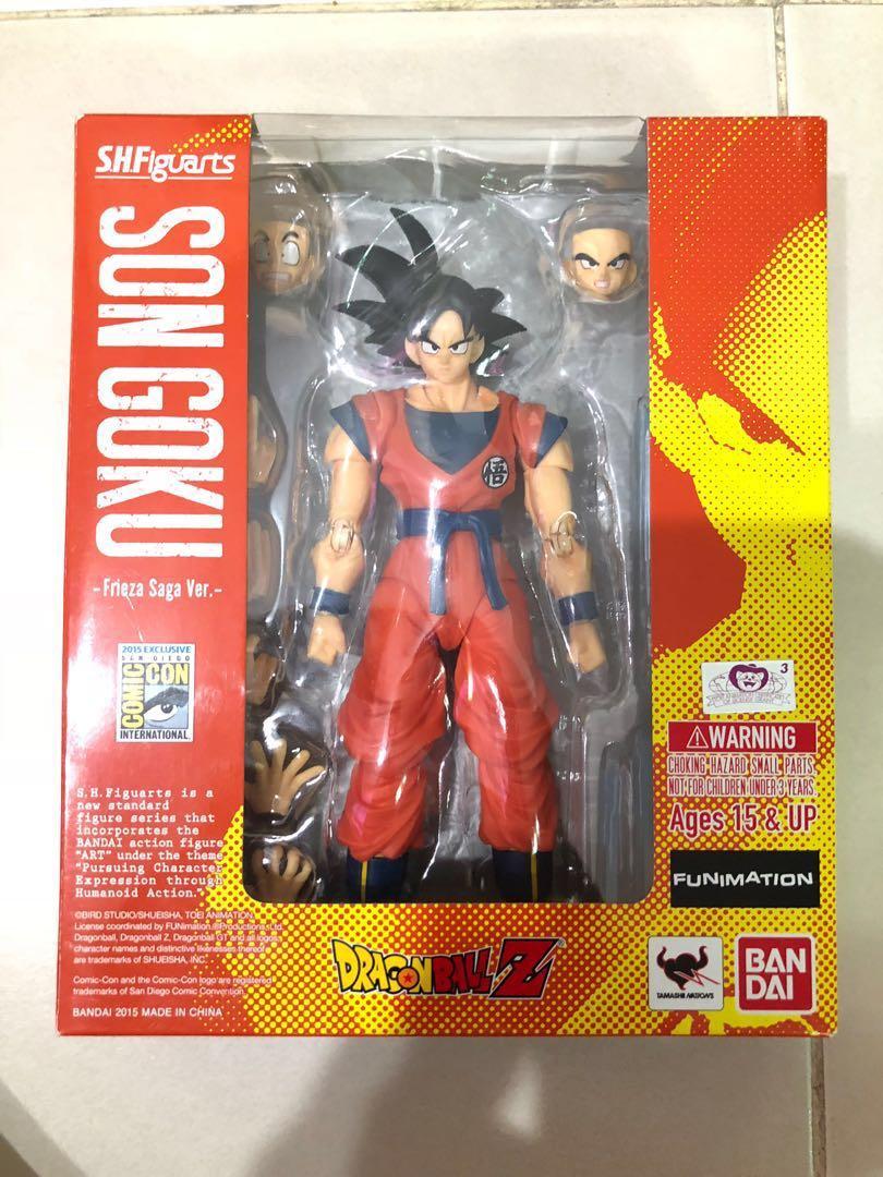Shf Sh Figuarts S.H.Figuarts DB DBZ Dragonball Dragon ball Sdcc Comic Con Goku Gokou Frieza Saga ...