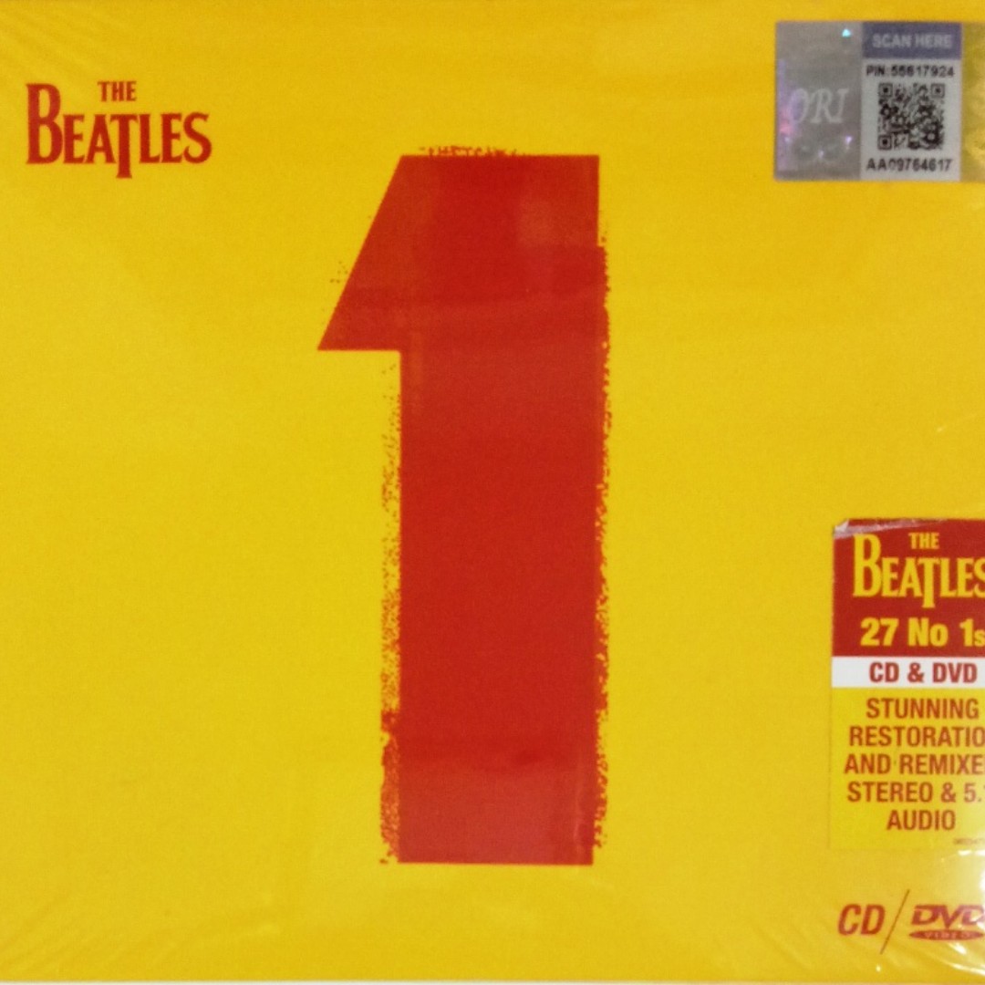 The Beatles 27 Number 1 Greatest Hits CD+DVD, Hobbies & Toys, Music ...
