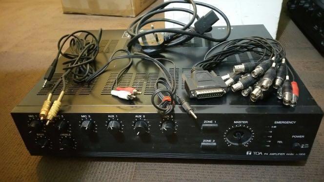 TOA Amplifier model a-1806, Audio, Soundbars, Speakers & Amplifiers on ...