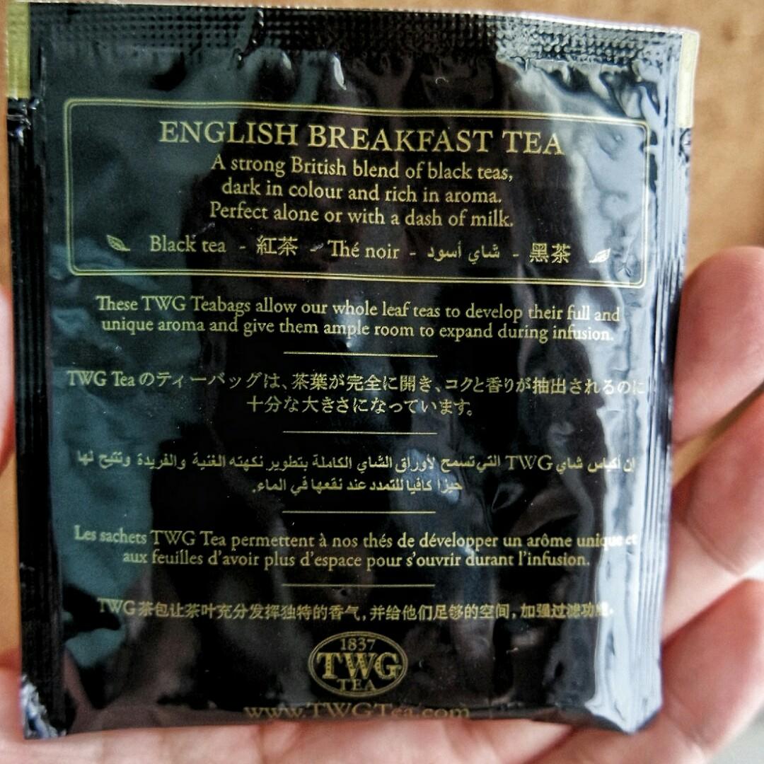 TWG Tea - English Breakfast Tea (Individually packed), Furniture & Home ...