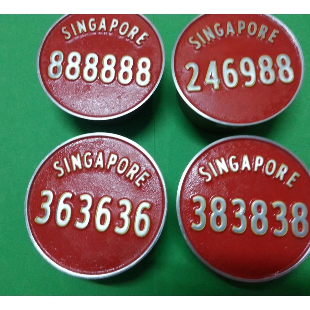 make any number of your choice ,vintage aluminium embossed license ...