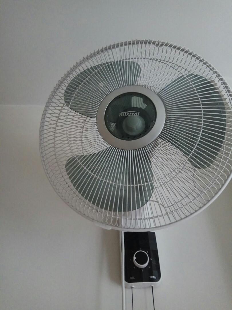 Wall fan, Furniture & Home Living, Lighting & Fans, Fans on Carousell