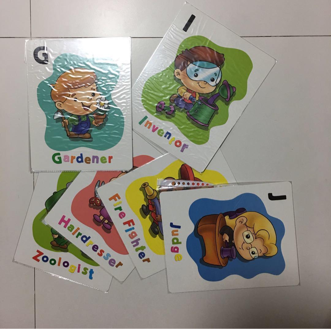 When I grow up - 26 x flash cards, Hobbies & Toys, Books & Magazines ...