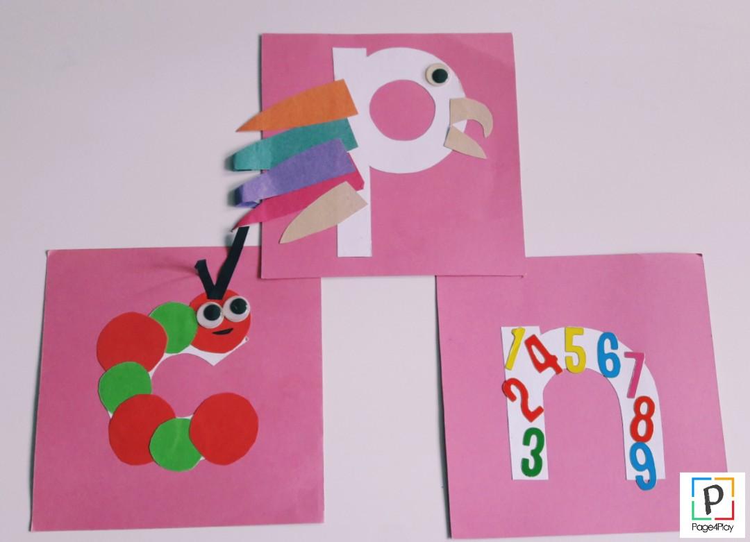 Abc craft kit phonics teaching aid sensory learning, Hobbies & Toys ...