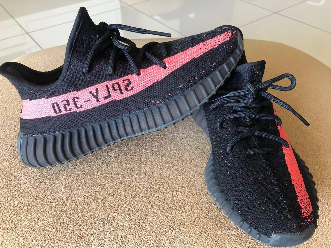 Adidas Yeezy Boost 350 V2 Red/ Pink, Men's Fashion, Footwear, Sneakers ...