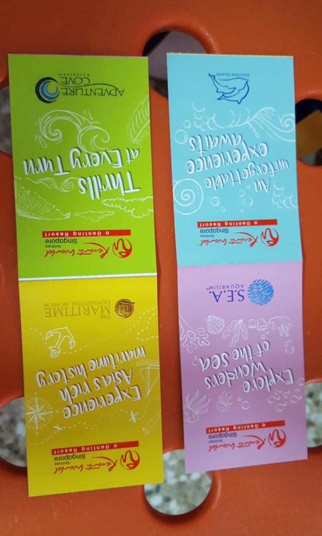 Adventure Cove Waterpark Ticket, Tickets & Vouchers, Local Attractions ...