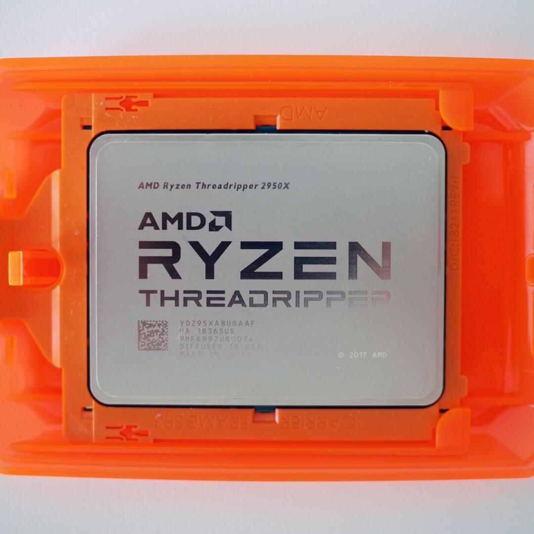 AMD Ryzen Threadripper 2950X 16 Core 32 Thread 2nd Gen latest model CPU ...