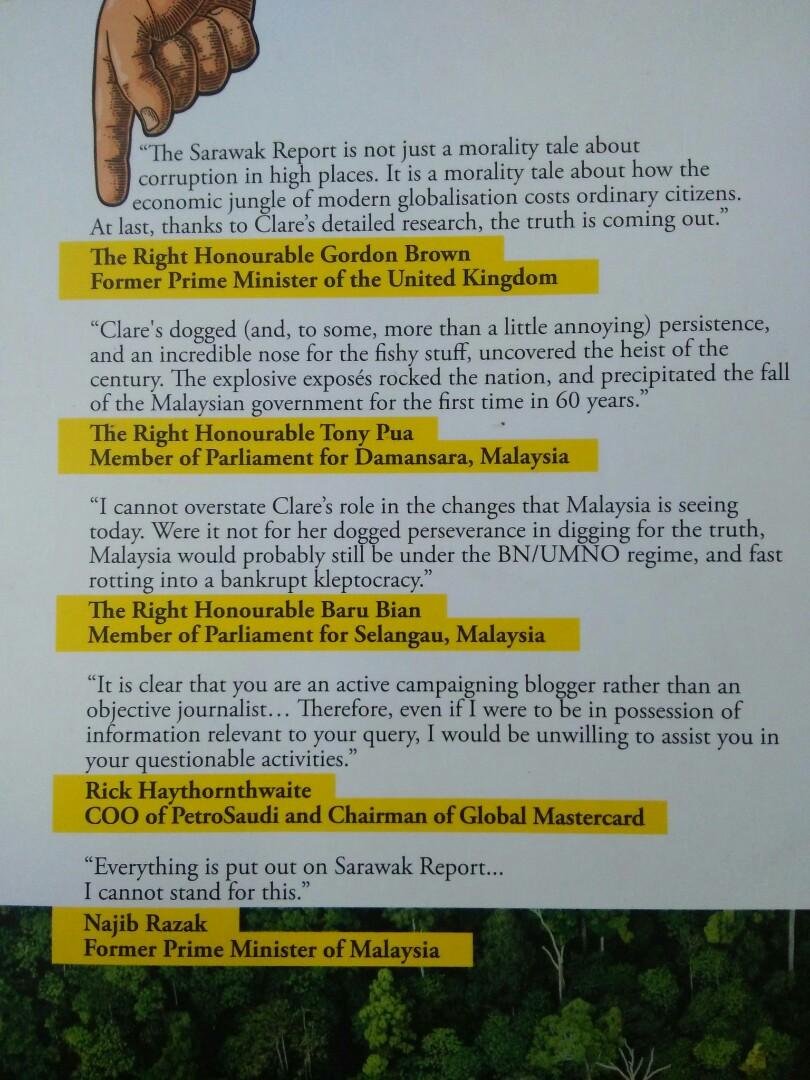 Buku The Sarawak Report. The Inside Story of the 1MDB Expose, Hobbies & Toys, Books & Magazines ...