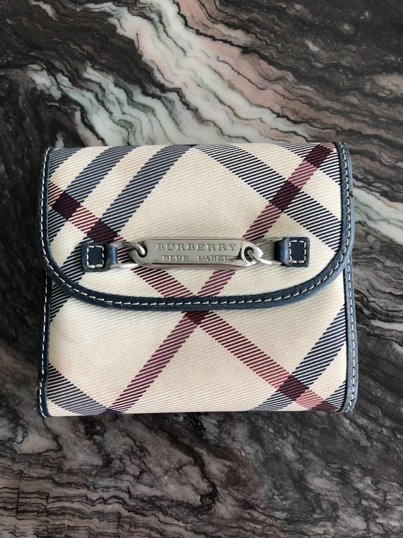 Burberry Blue Label Wallet, Women's Fashion, Bags & Wallets, Wallets ...