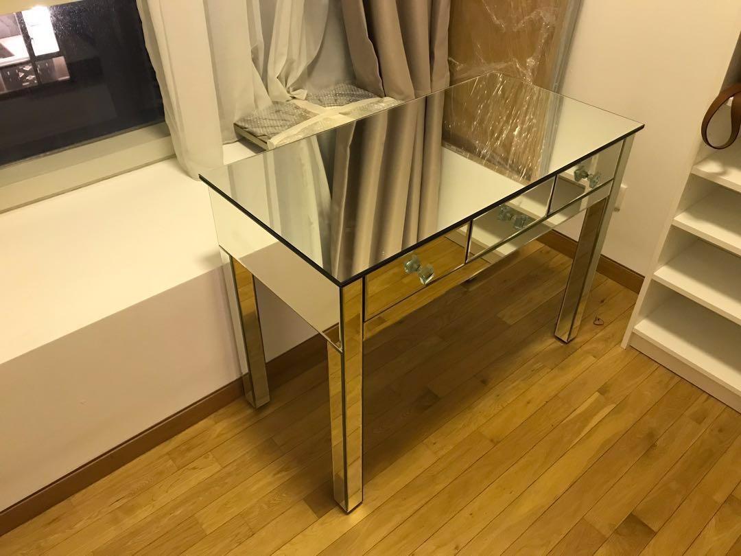 Full glass table, Furniture & Home Living, Furniture, Tables & Sets on ...