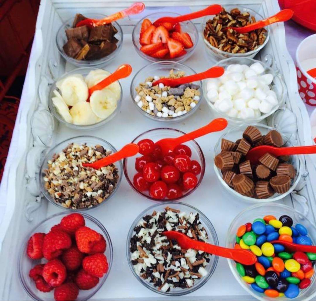 Ice cream Bar Catering, Food & Drinks, Chilled & Frozen Food on Carousell