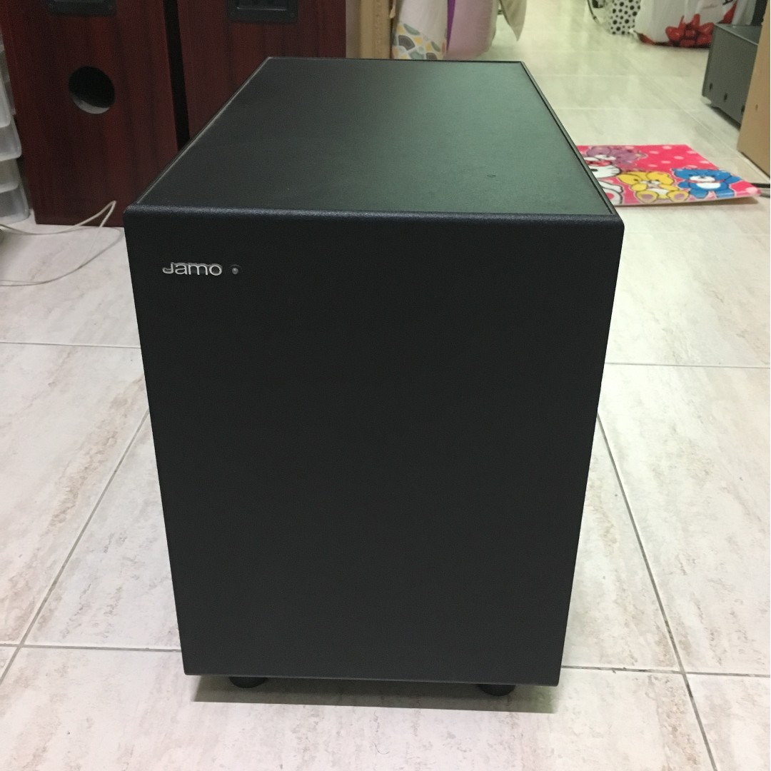 Jamo SUB 200 Powered Active Subwoofer (200Watts RMS, 400Watts Peak ...