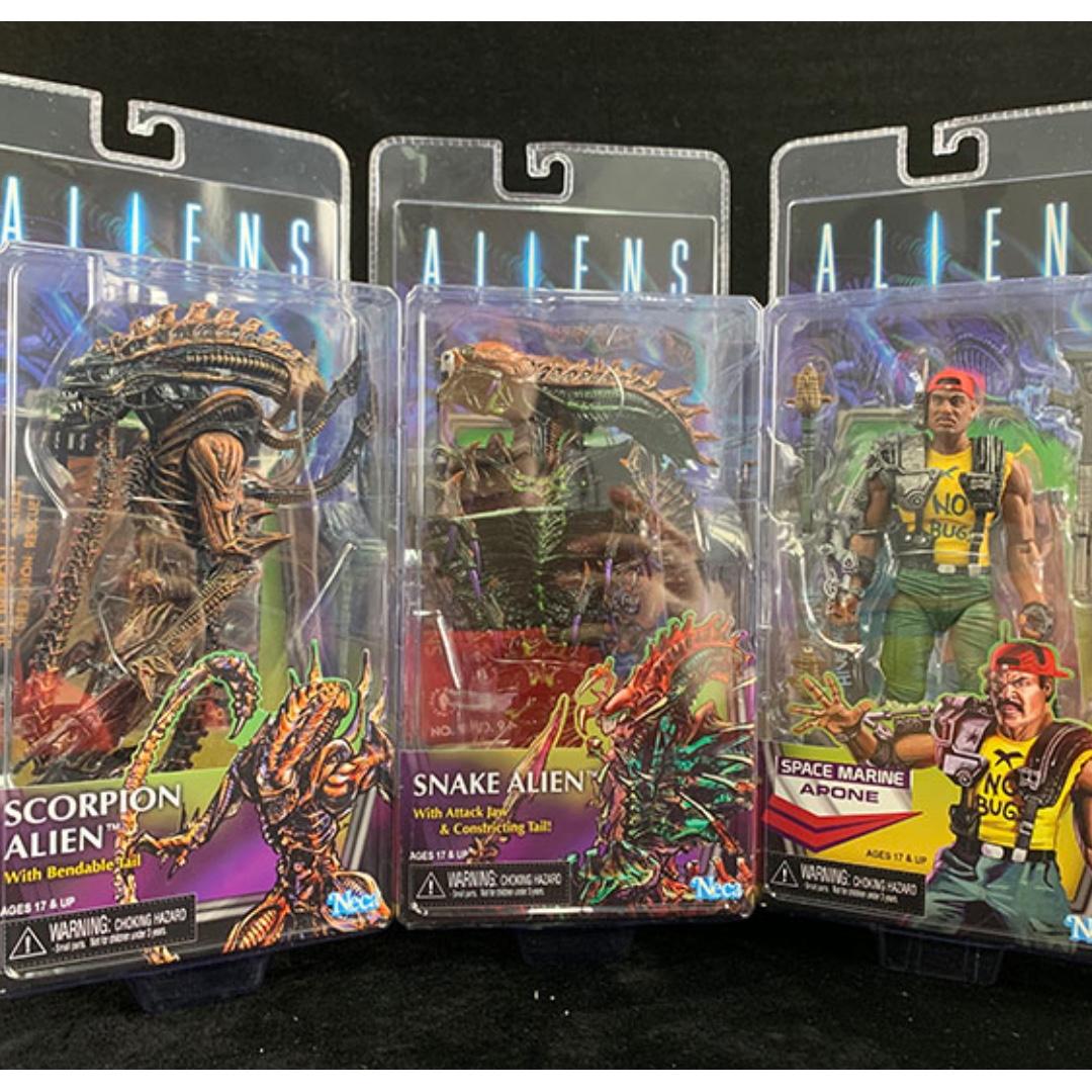 NECA: Alien Series 13 Set, Apone, Snake Alien, Scorpion Alien, Toys ...