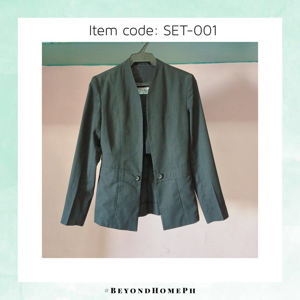 OLIVE ANG Office Attire Set, Women's Fashion, Dresses & Sets ...