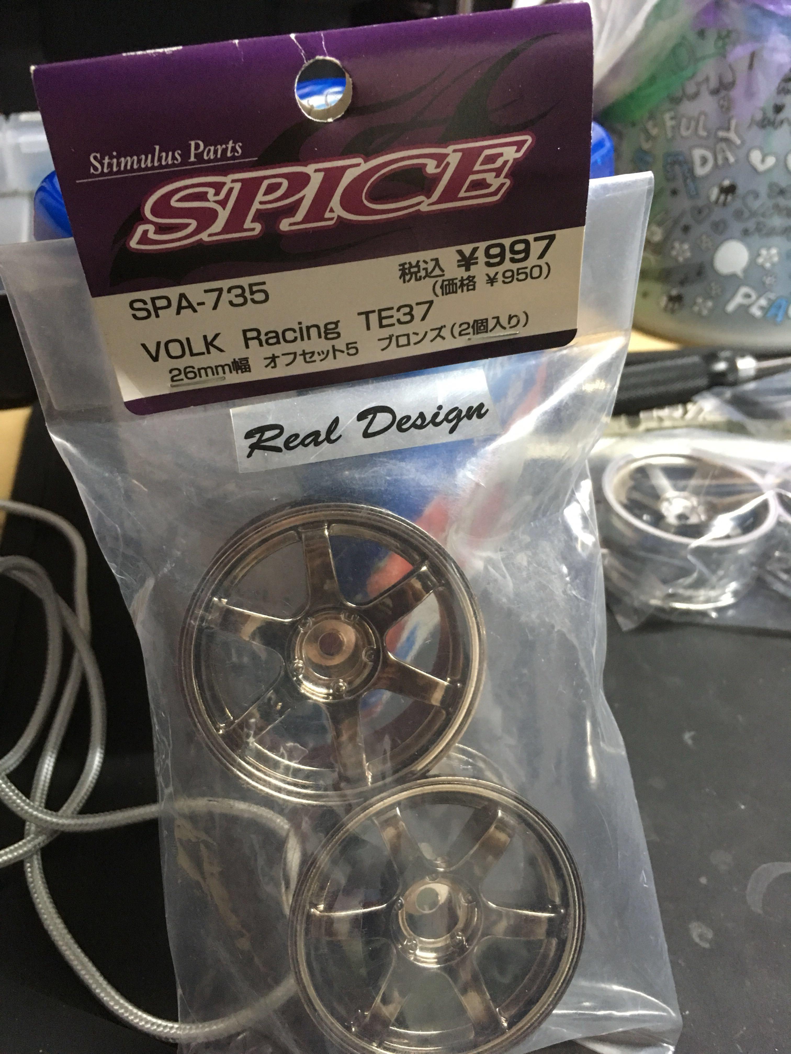 *RARE* SPICE VOLK Racing TE37, Hobbies & Toys, Toys & Games on Carousell