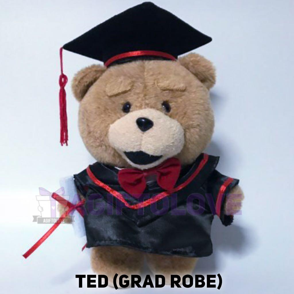 Ted Graduation Plush Gift Set, Hobbies & Toys, Toys & Games on Carousell