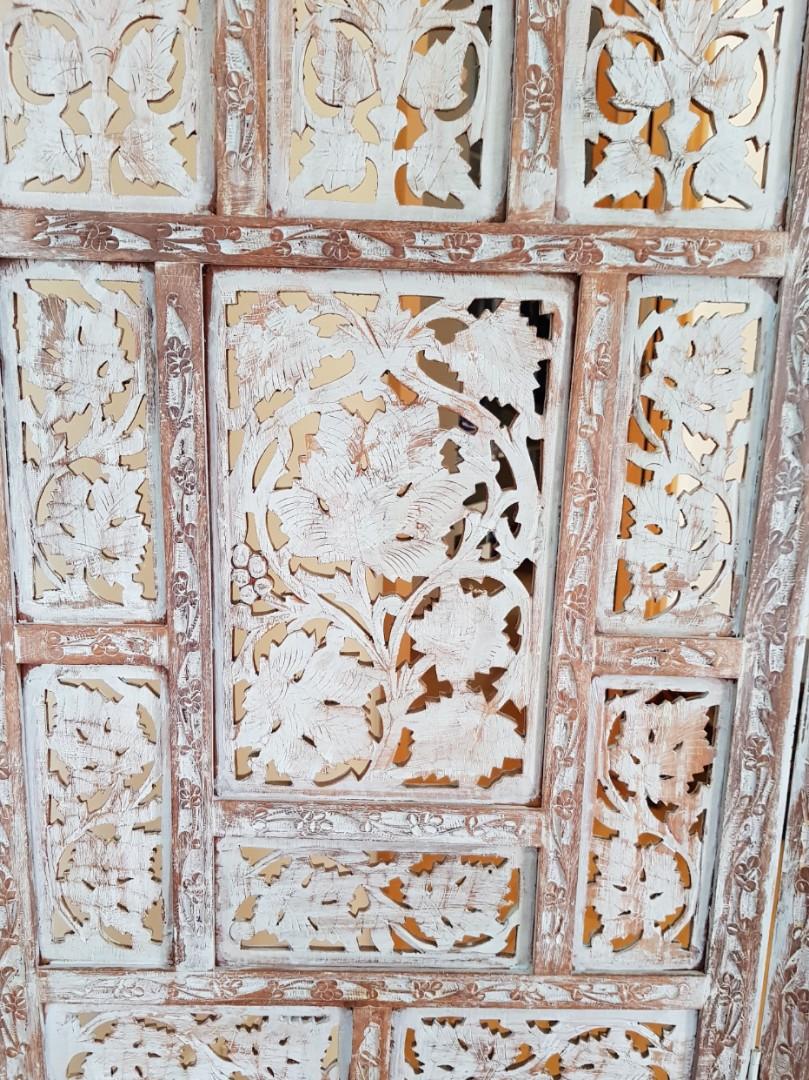 Uniqe Indian wood screen/ room divider, Furniture & Home Living ...