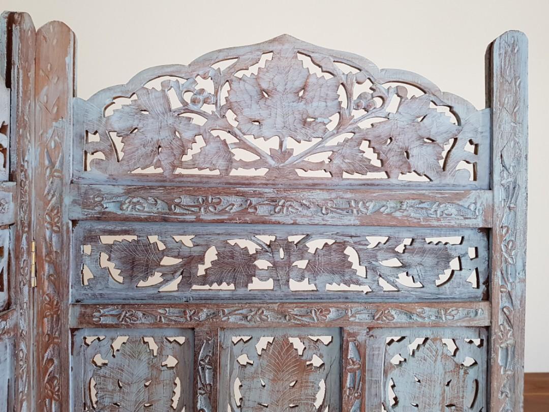 Uniqe Indian wood screen/ room divider, Furniture & Home Living ...