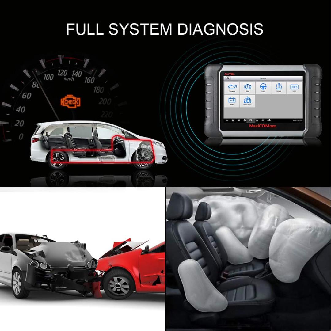 0167_Autel MaxiCOM MK808 OBD2 Scanner Diagnostic Scan Tool with All ...