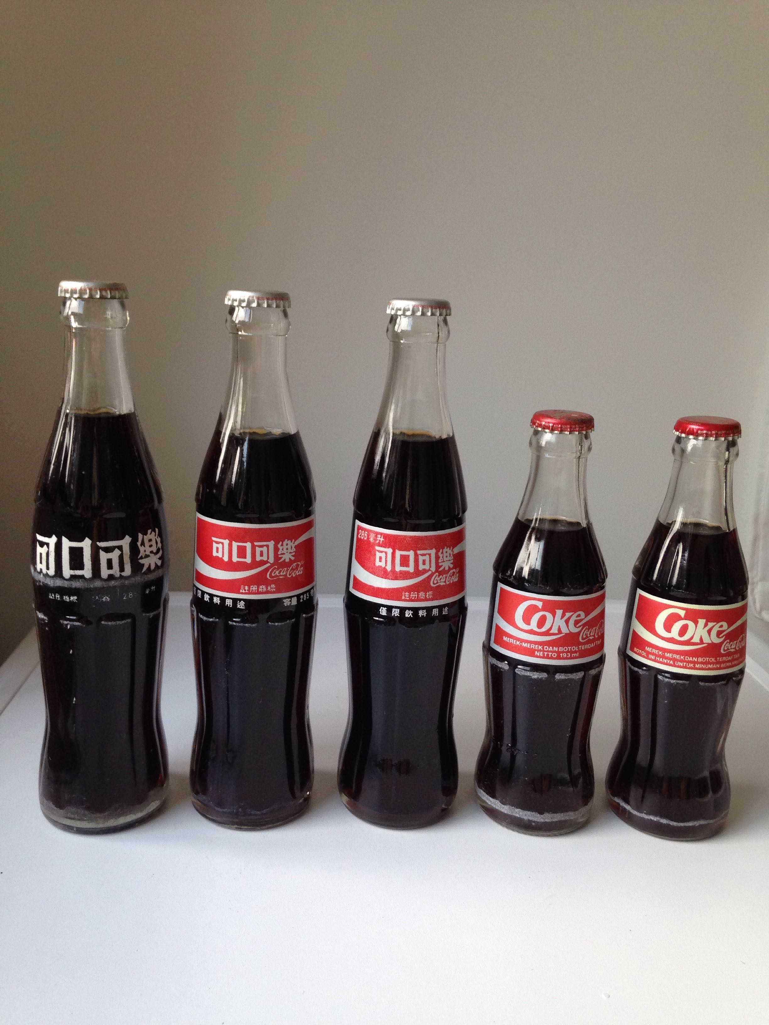 90s Indo Malaysia Indonesia Coca Cola Clear Glass Bottles Coke 193ml ...