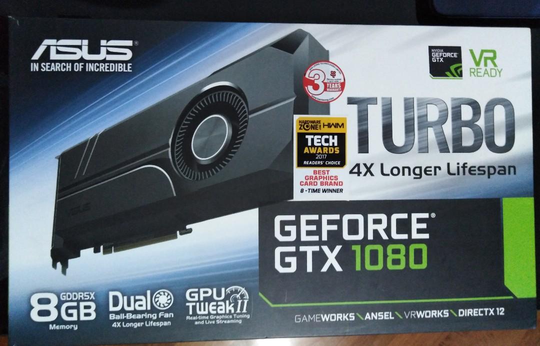 Asus turbo GTX 1080 8gb, Computers & Tech, Parts & Accessories ...